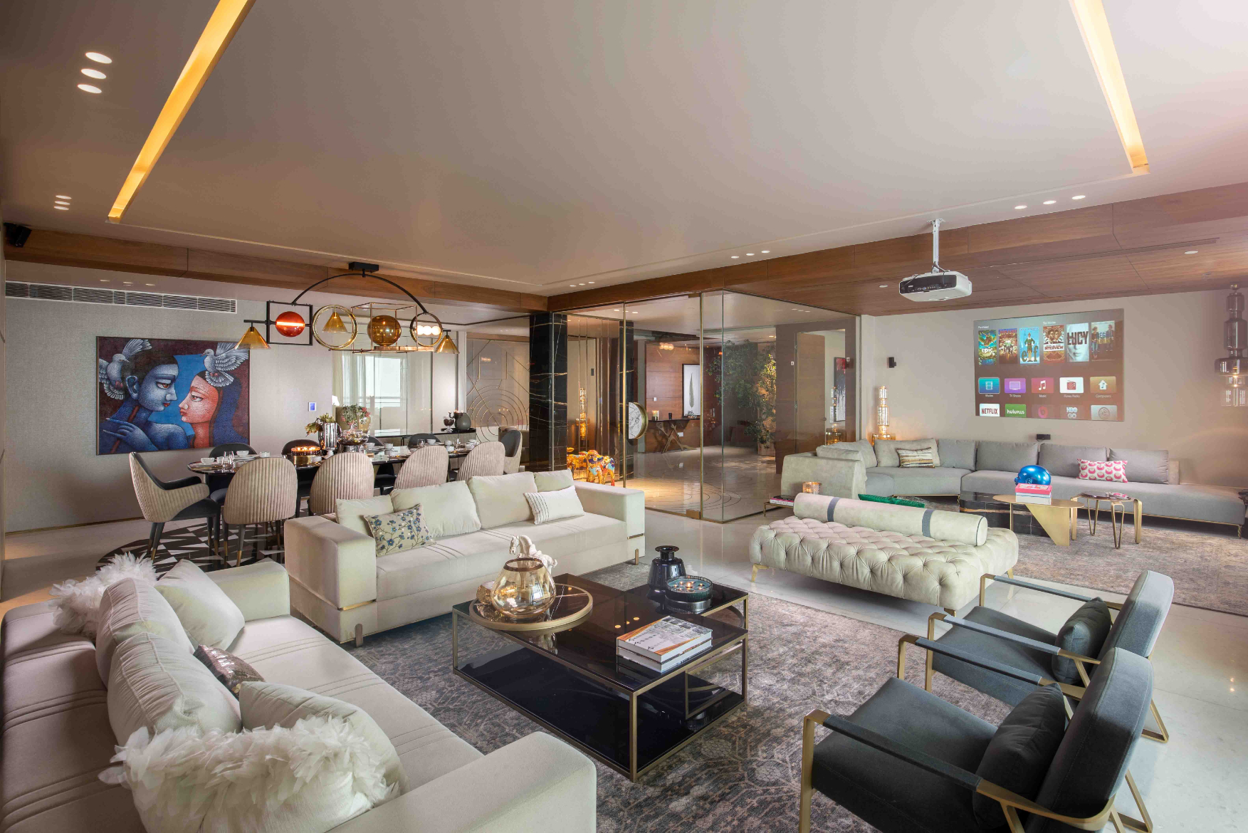 A contemporary home, made bespoke to its owners by manipulation of ...