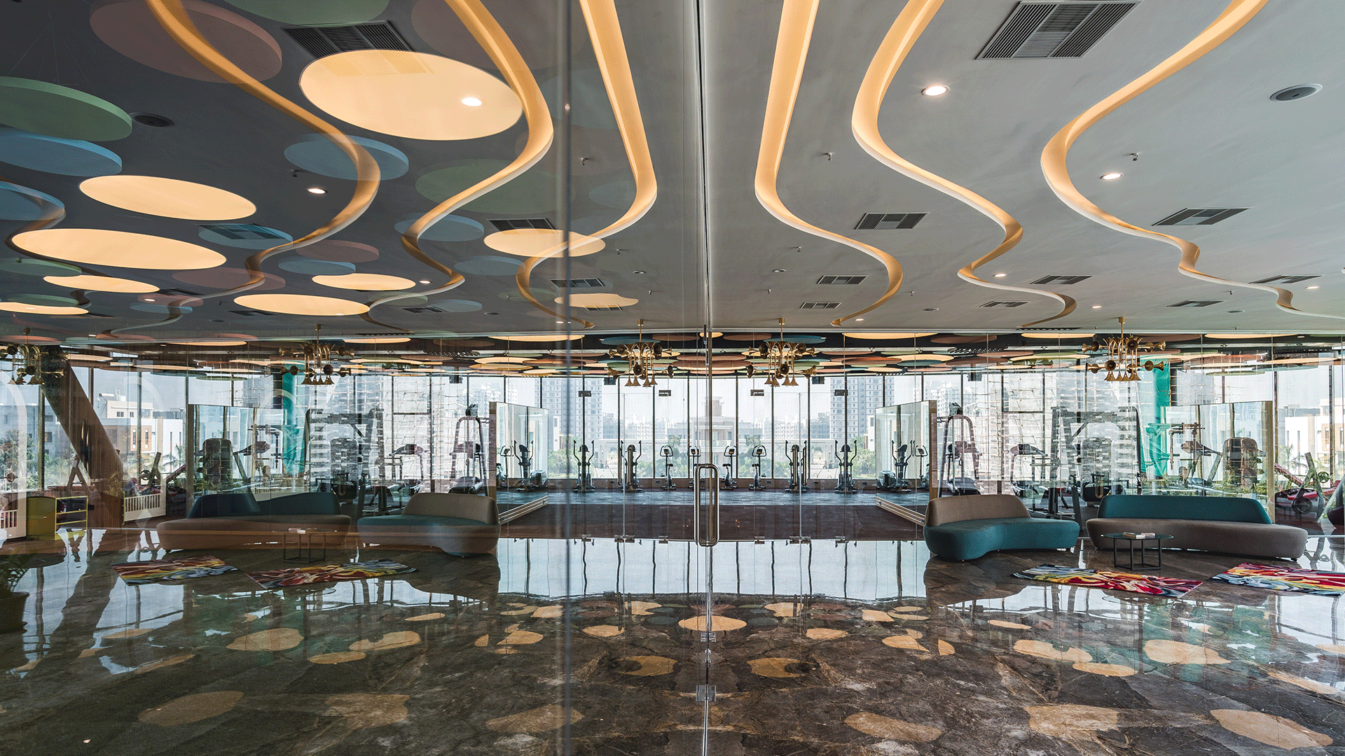 Surat is home to this fluid clubhouse design - Architect and Interiors ...