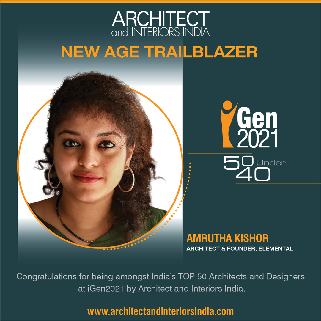 Amrutha Kishor - Architect and Interiors India