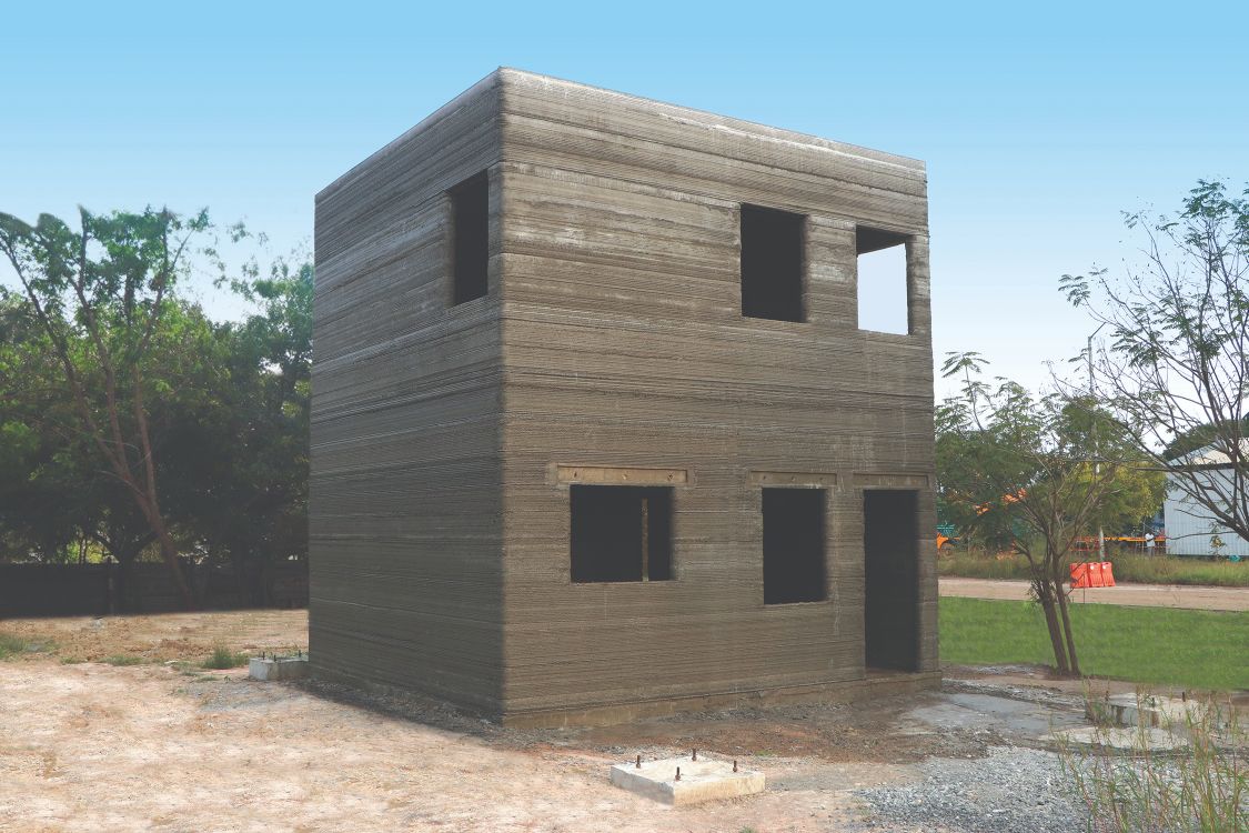 L&T first to 3D print a ground-plus-one building in India - Architect ...