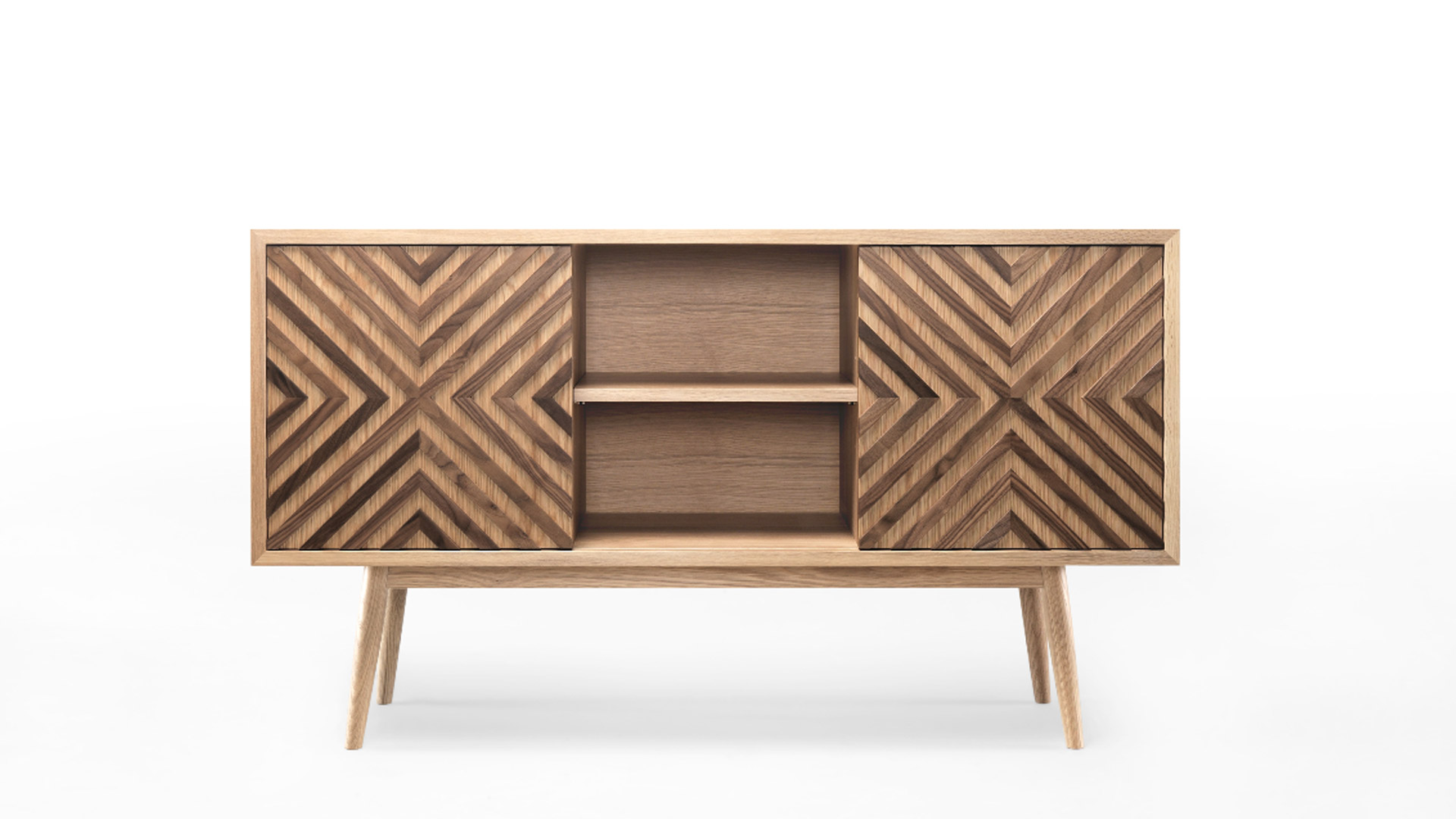 A sideboard with a distinct pattern - Architect and Interiors India