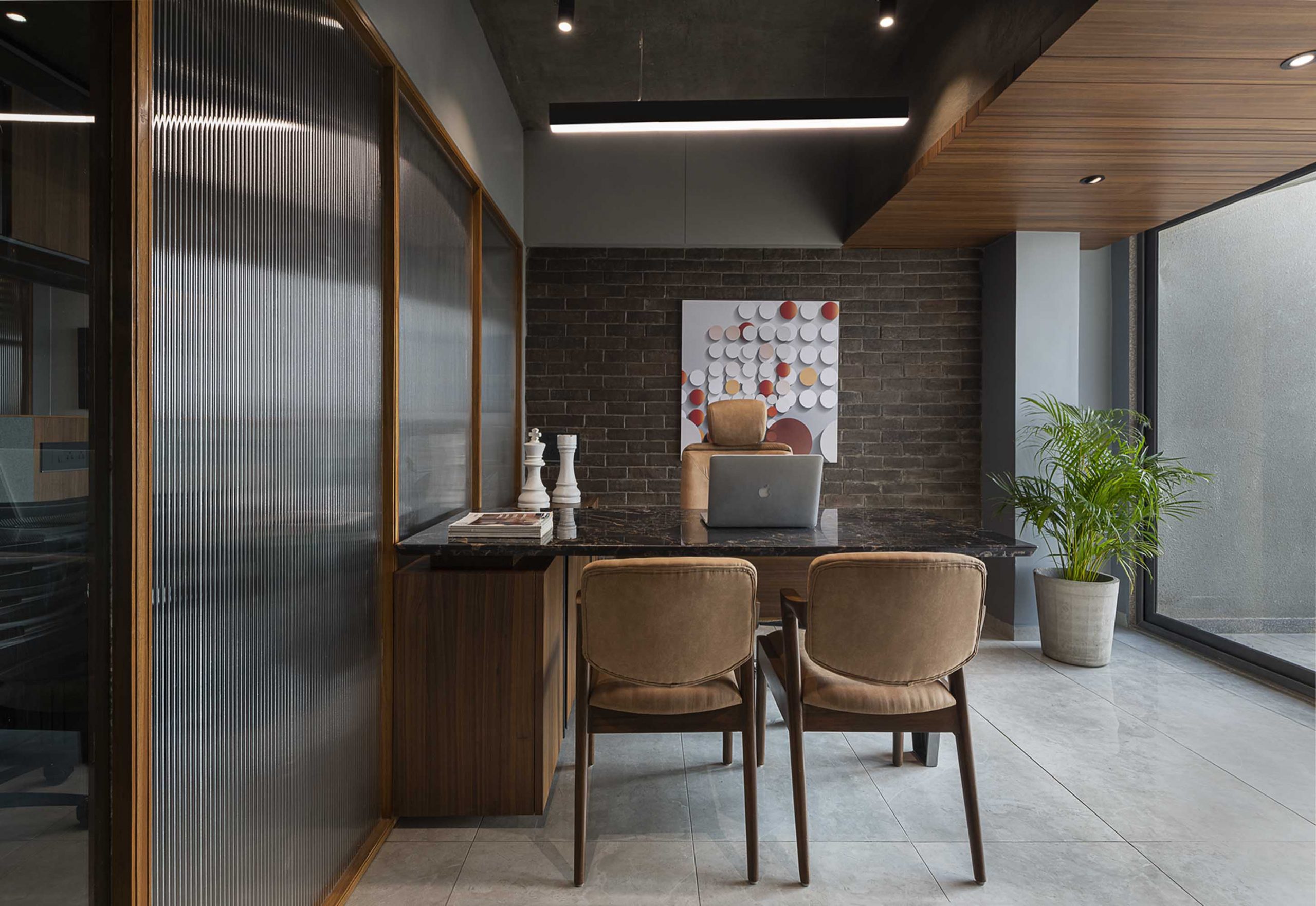 An “electric” office by Squelette Designs - Architect and Interiors India