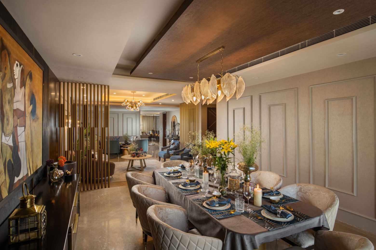 Elegant dining table settings that add the much-needed luxurious ...