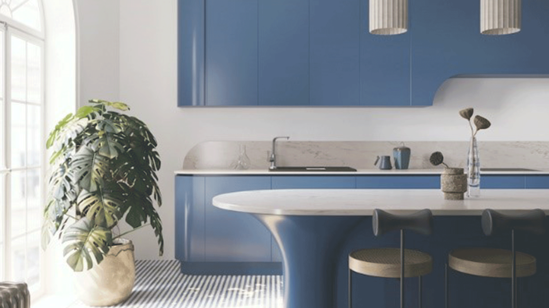 Otto Tiles & Design adds stripes to kitchen tiles - Architect and ...