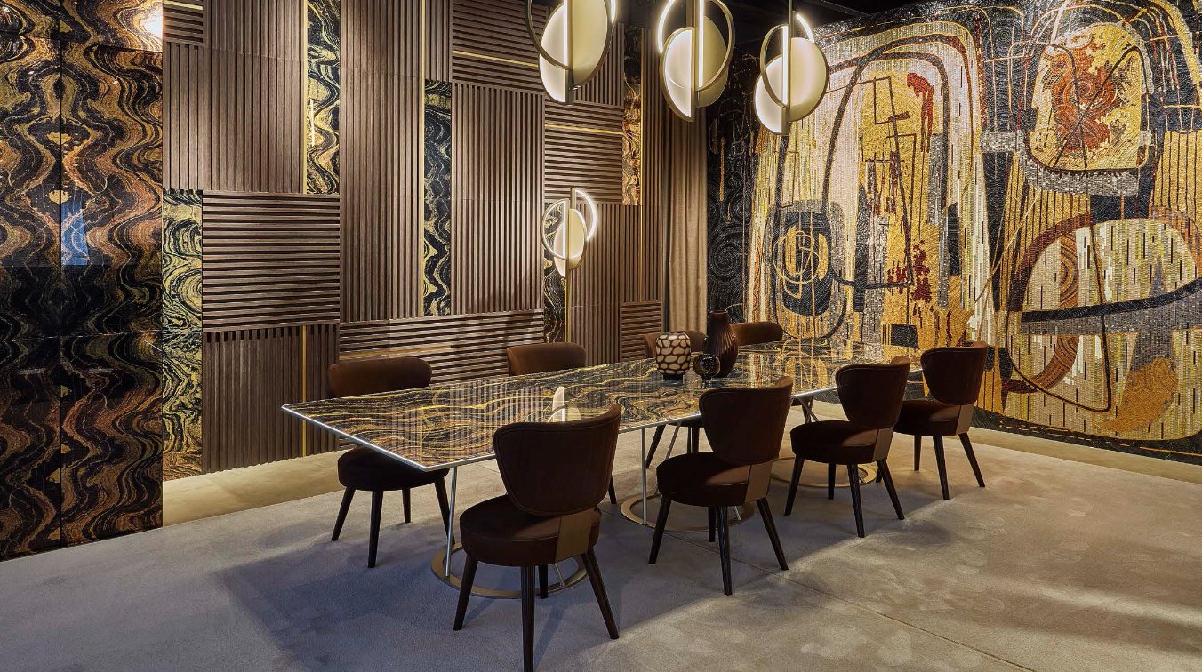 Add pizzazz to mundane dining rooms with the Philippe Table in India ...