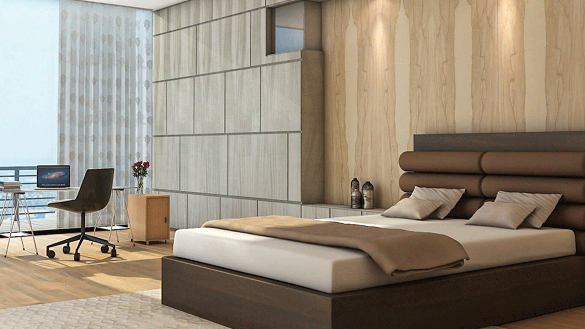 Veneer is being used innovatively in hotel lobbies, for wall treatments ...