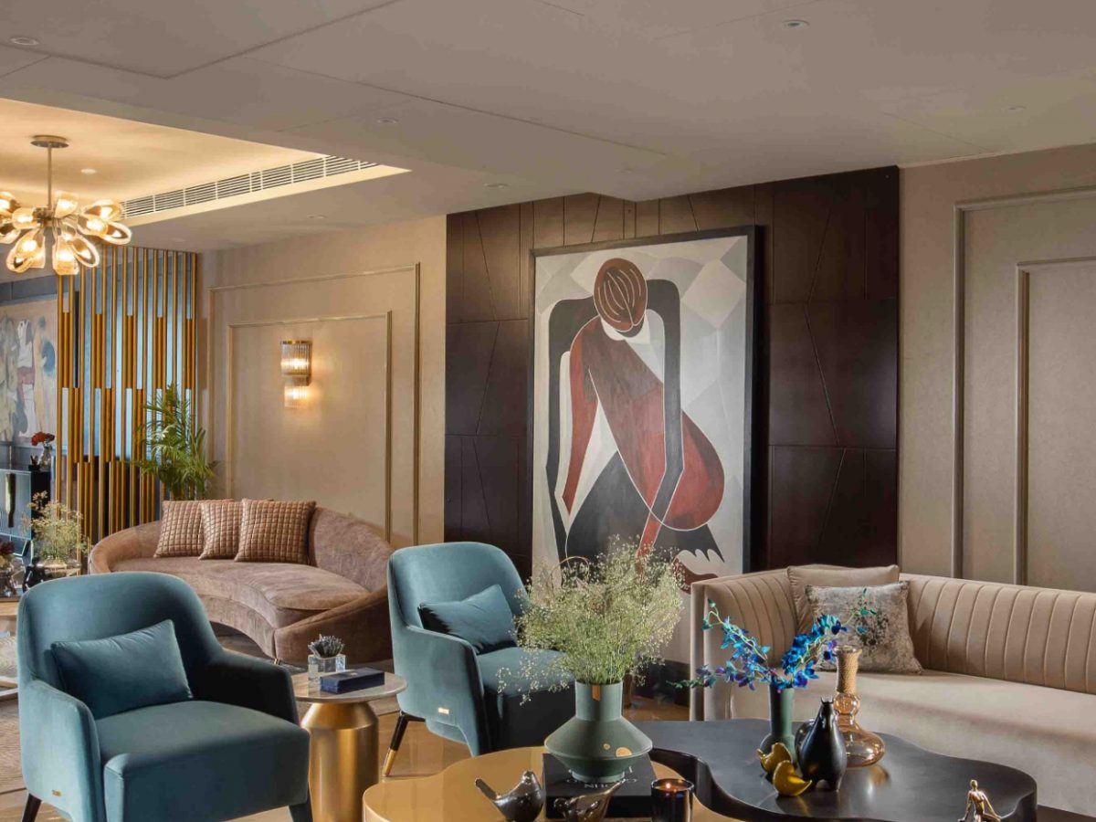 An ultra-luxurious living room dipped in modernity - Architect and ...