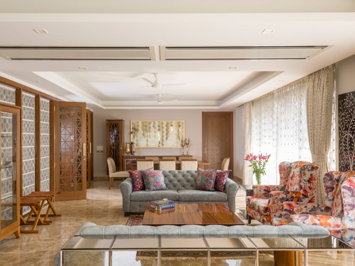 An ultra-luxurious living room dipped in modernity - Architect and ...