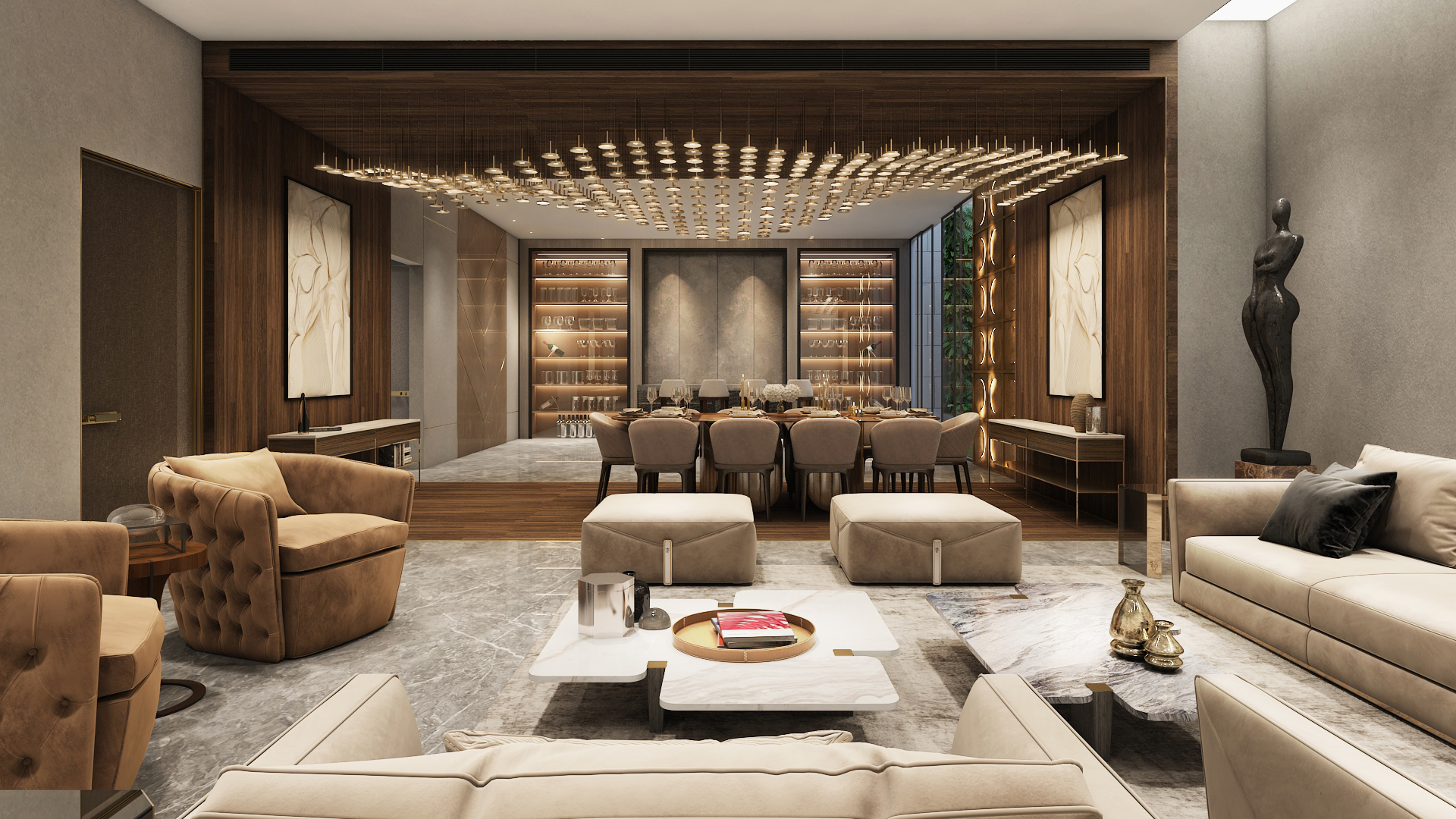 These glamorous entertainment spaces let you host with style ...