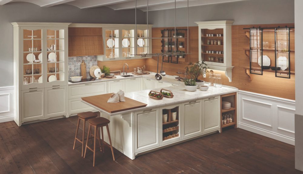Contemporary kitchen collection with a traditional classical touch ...