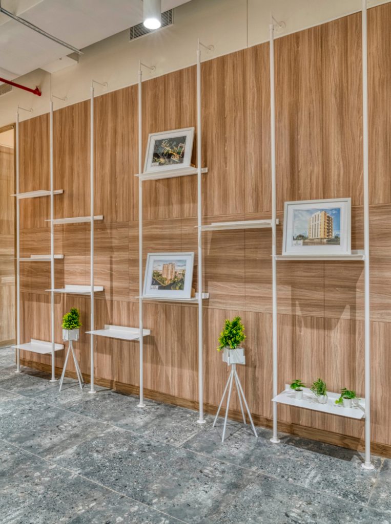 #AIExclusive: White Grid Workspace- An office space with an enveloping ...