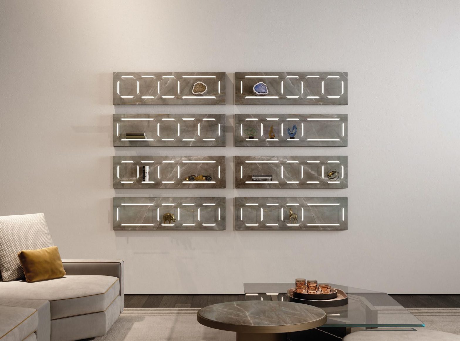 Exquisite Aurora Bookcase that collaborates various sensibilities ...
