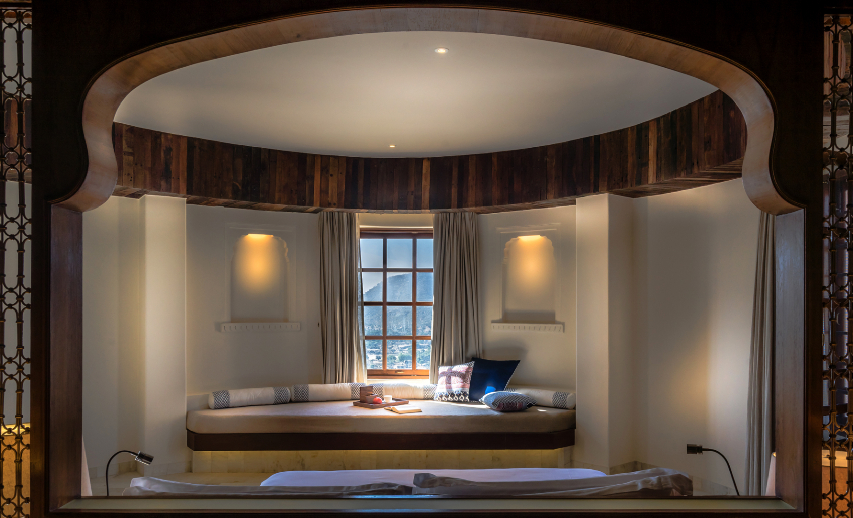 A layered exploration of light illuminates this fortress in Rajasthan ...