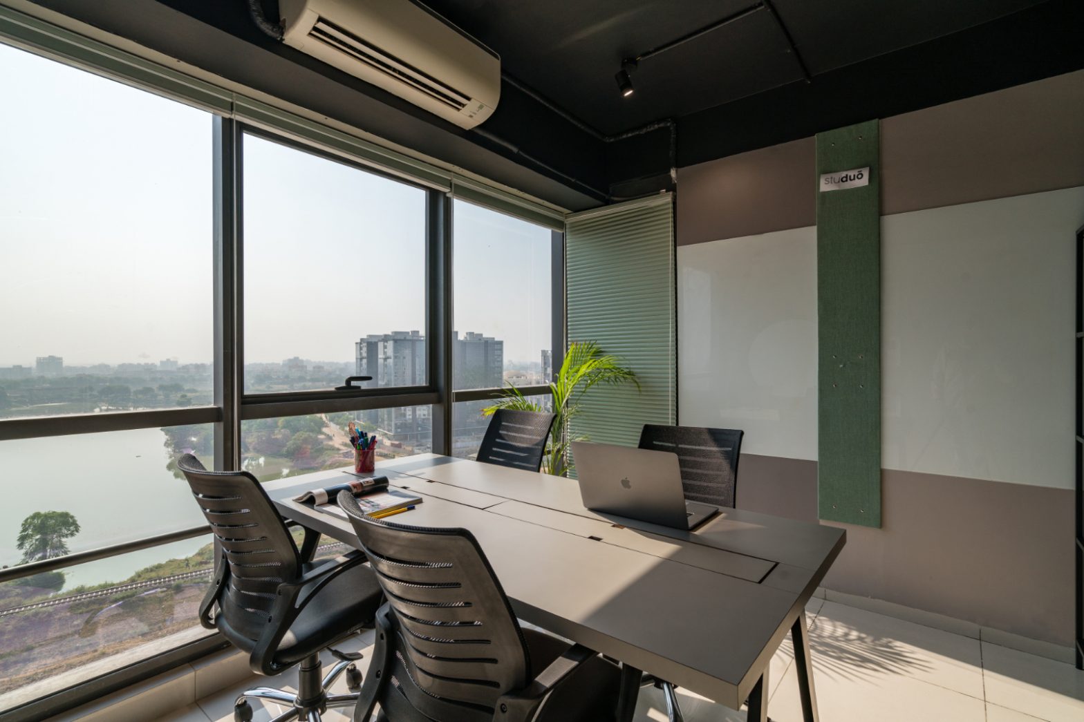 This compact workspace delves into industrial-chic finesse - Architect ...