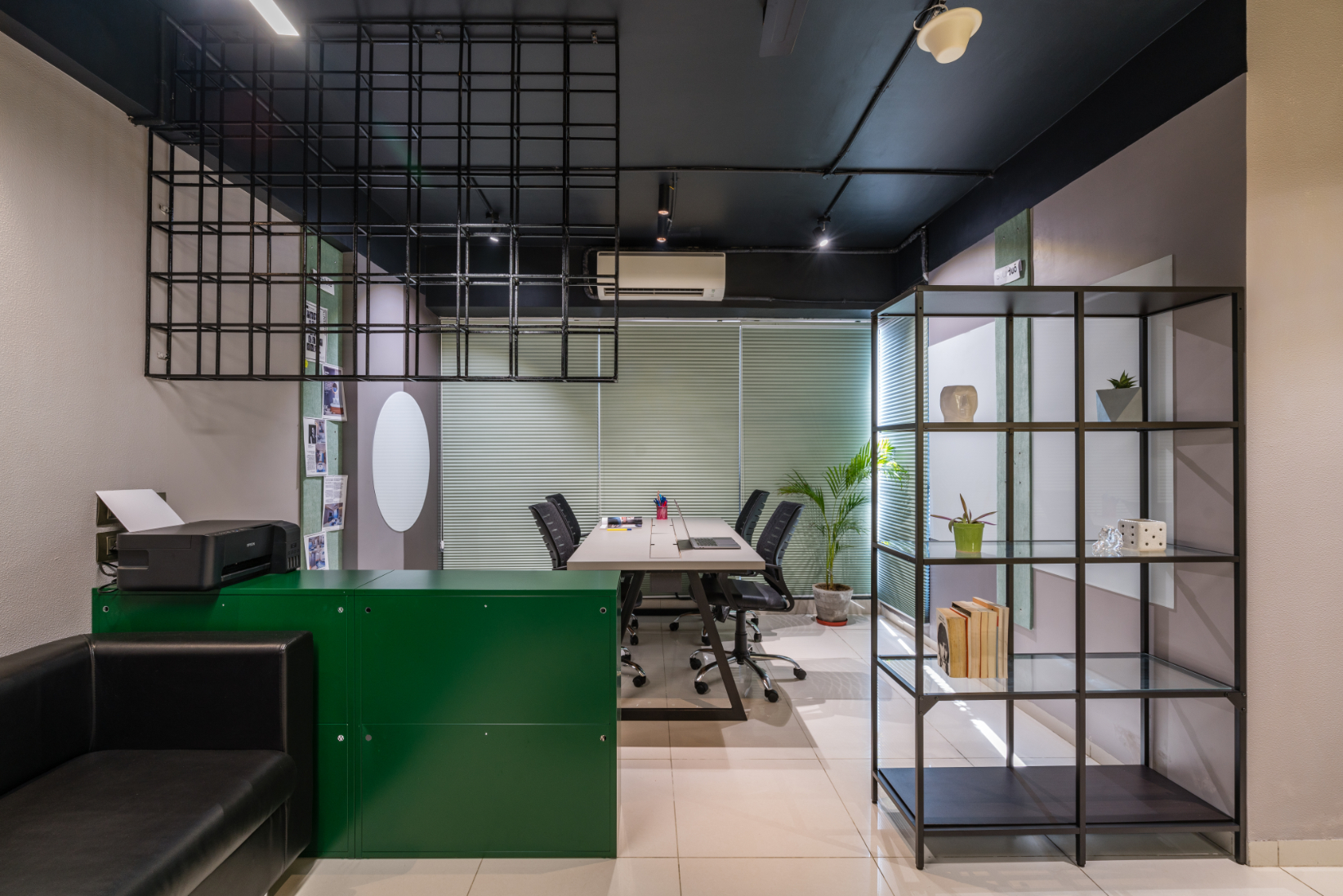 This compact workspace delves into industrial-chic finesse - Architect ...