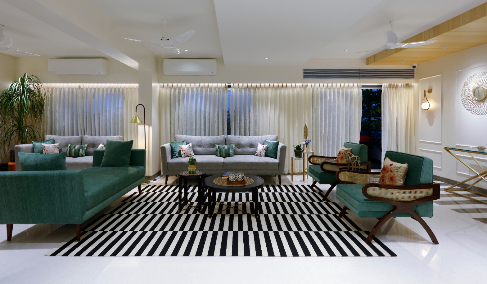 This contemporary residence celebrates patterns and hues - Architect ...