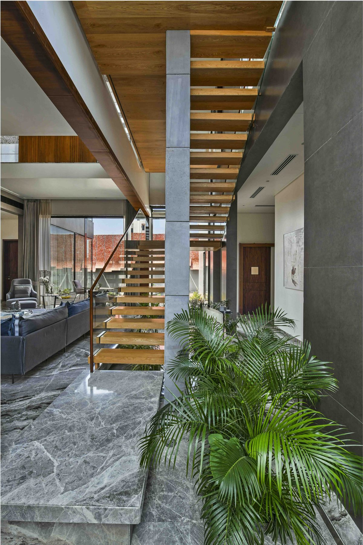 A farmhouse exemplifying the art of symmetry in architecture ...