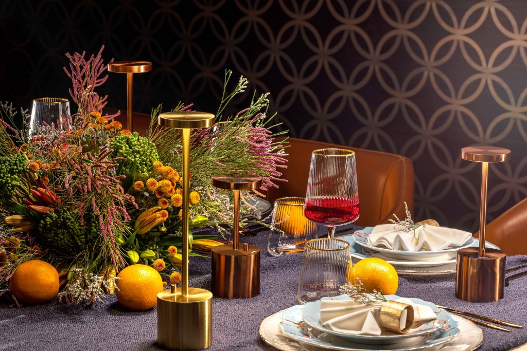 Light up tabletops in the festive spirit with these lovely lamps ...