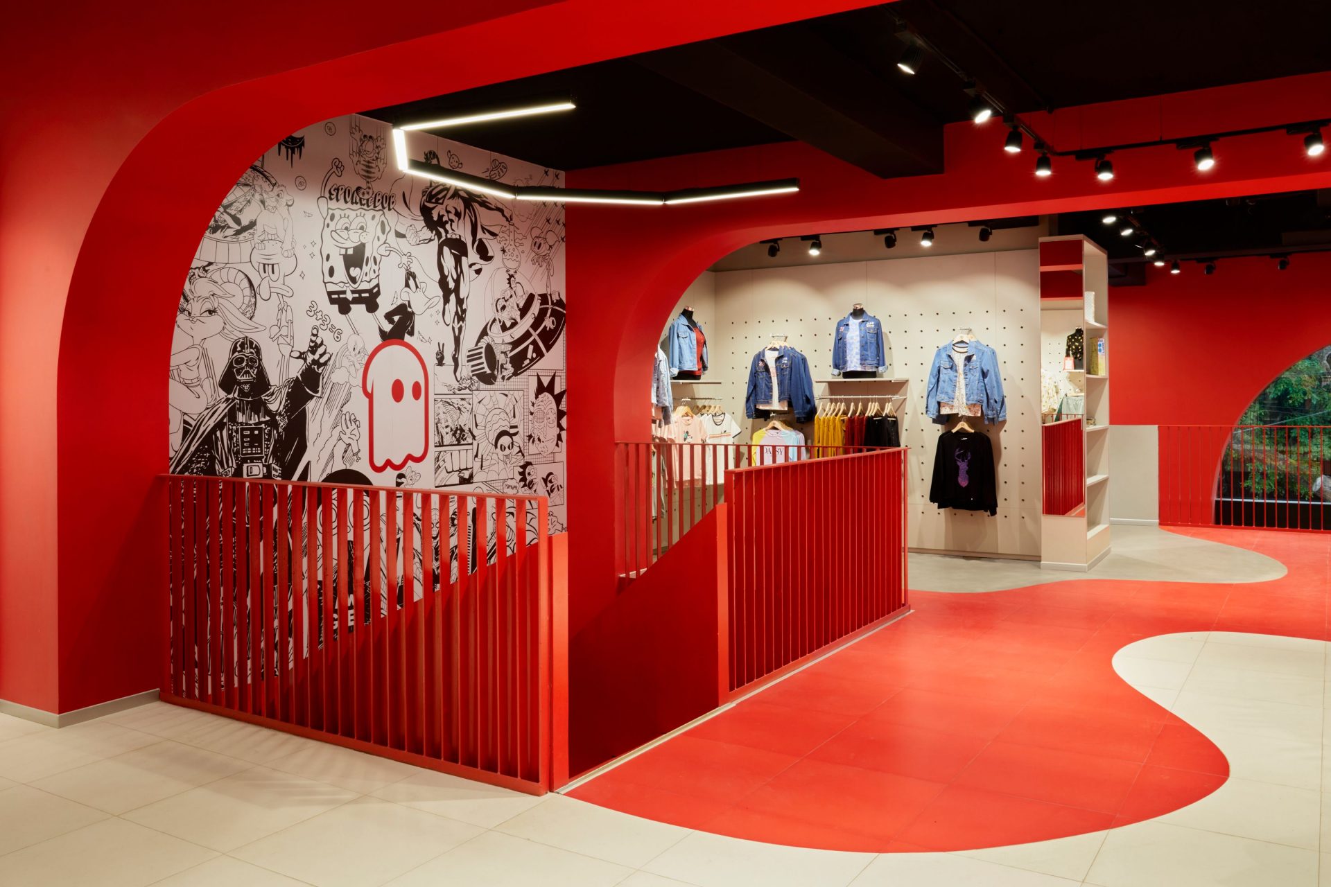 #AIExclusive: Explore high-spirited retail design that bathes in reds ...