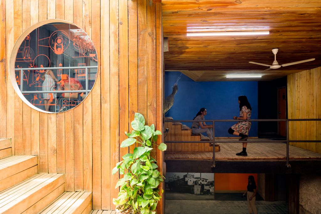 Experience aspirational adaptive reuse with this Noida institute ...