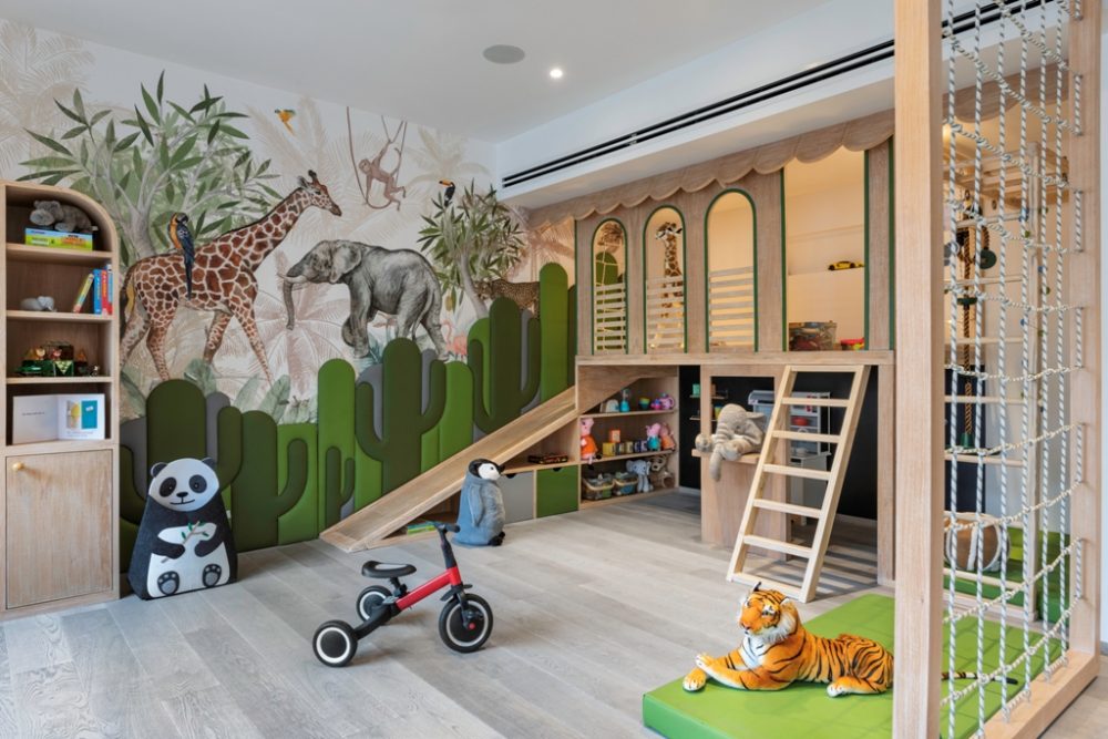 This jungle-themed space brings to mind a safari sojourn! - Architect ...