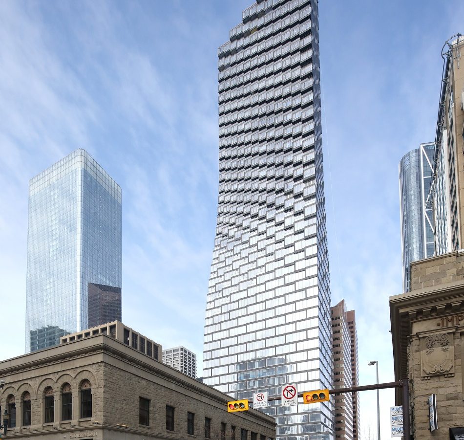 Danish studio BIG launched the 222-metre-high Telus Sky Tower ...