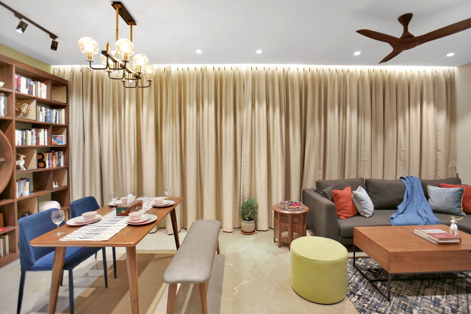 This home in Mumbai’s Rustomjee Seasons, BKC by the DesignBox makes the best of its location ...