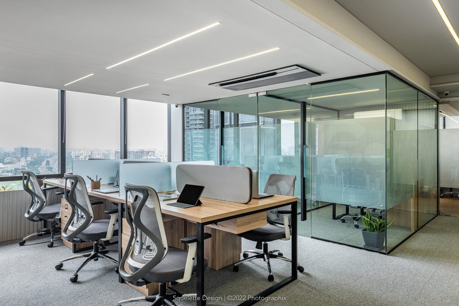 This Ahmedabad office by Squelette Design is an intelligently crafted ...