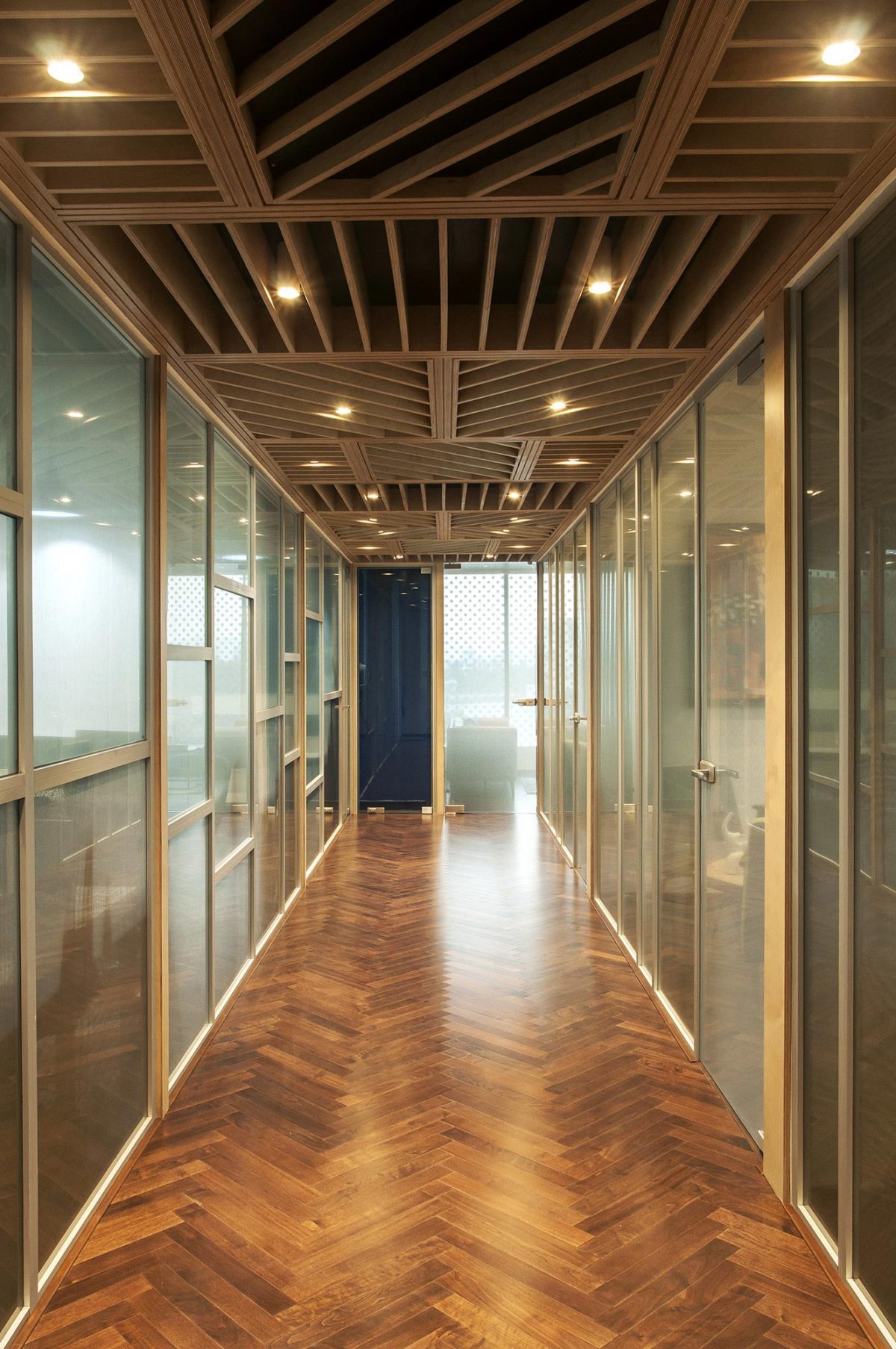 This industrial office in Pune by Studio Osmosis is a composition of ...