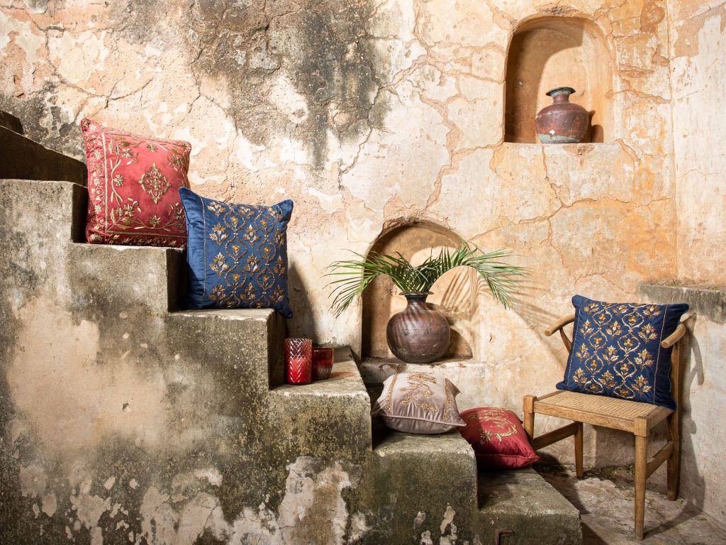 Bring Indian heritage to modern homes with the Tarkashi cushion ...