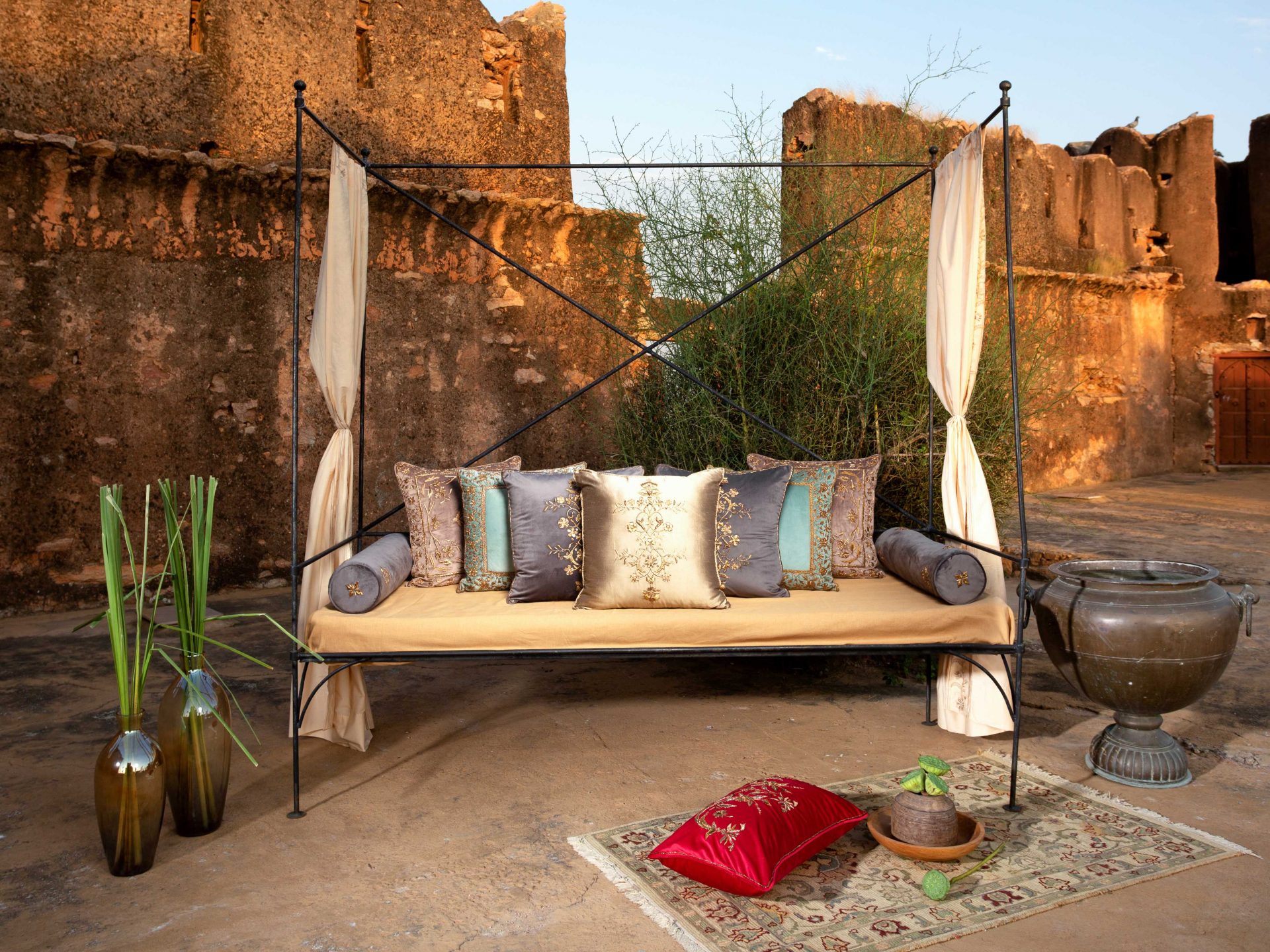 Bring Indian heritage to modern homes with the Tarkashi cushion ...