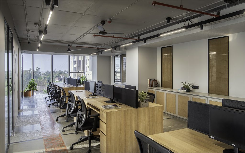 Pune’s dynamic metal office is decked up in down-to-earth materials - Architect and Interiors India