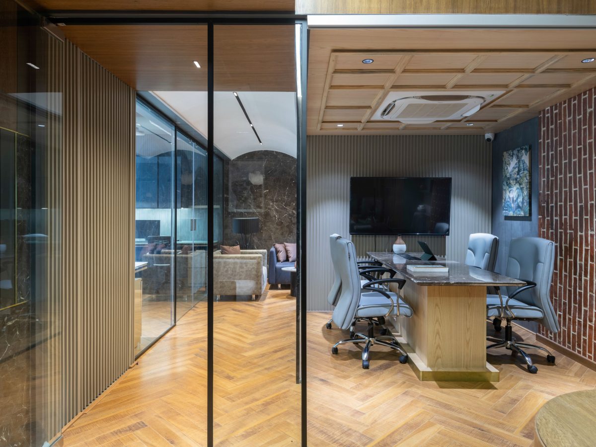 Ahmedabad’s eclectic office displays theatric geometry engraved into ...