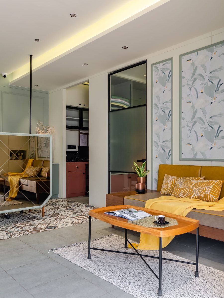 This quirky fabric studio in Ahmedabad is a uniquely pieced-together ...