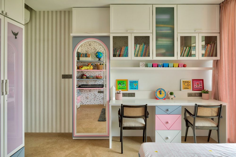 A confluence of chirpy colours takes over this modern 3BHK in Mumbai ...