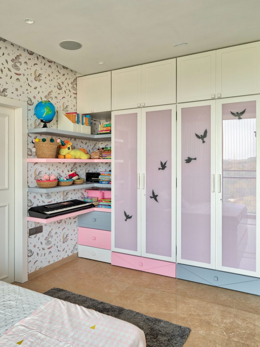 A confluence of chirpy colours takes over this modern 3BHK in Mumbai ...