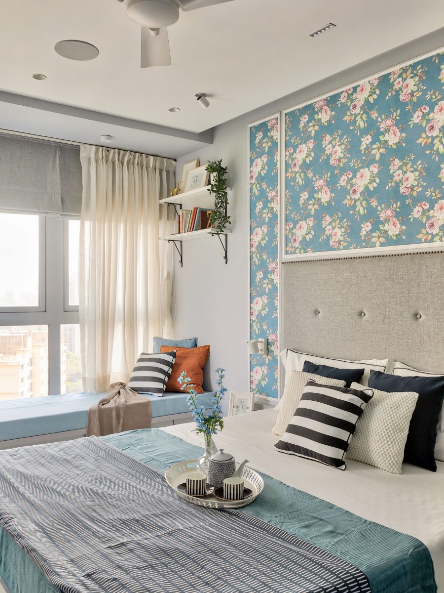 A confluence of chirpy colours takes over this modern 3BHK in Mumbai ...