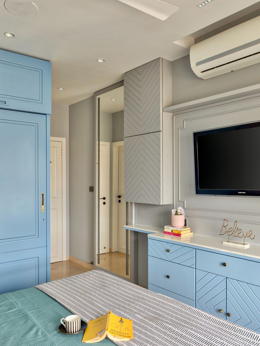 A confluence of chirpy colours takes over this modern 3BHK in Mumbai ...