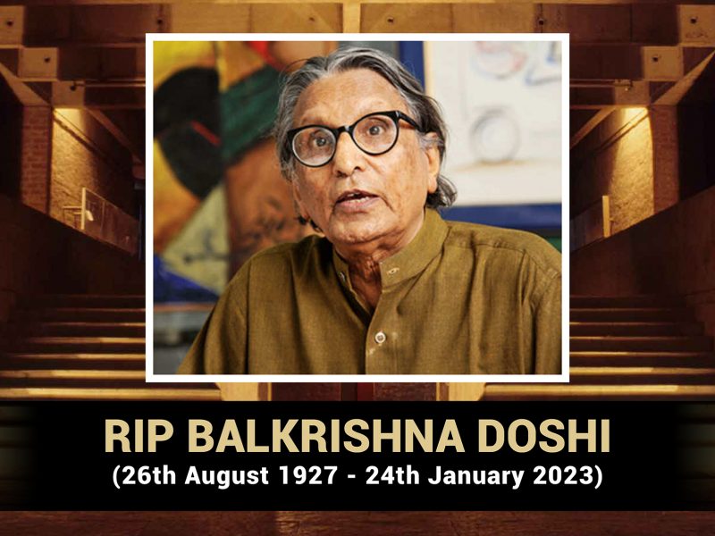 Yatin Pandya's tribute to the many spheres of Balkrishna Doshi - Architect and Interiors India