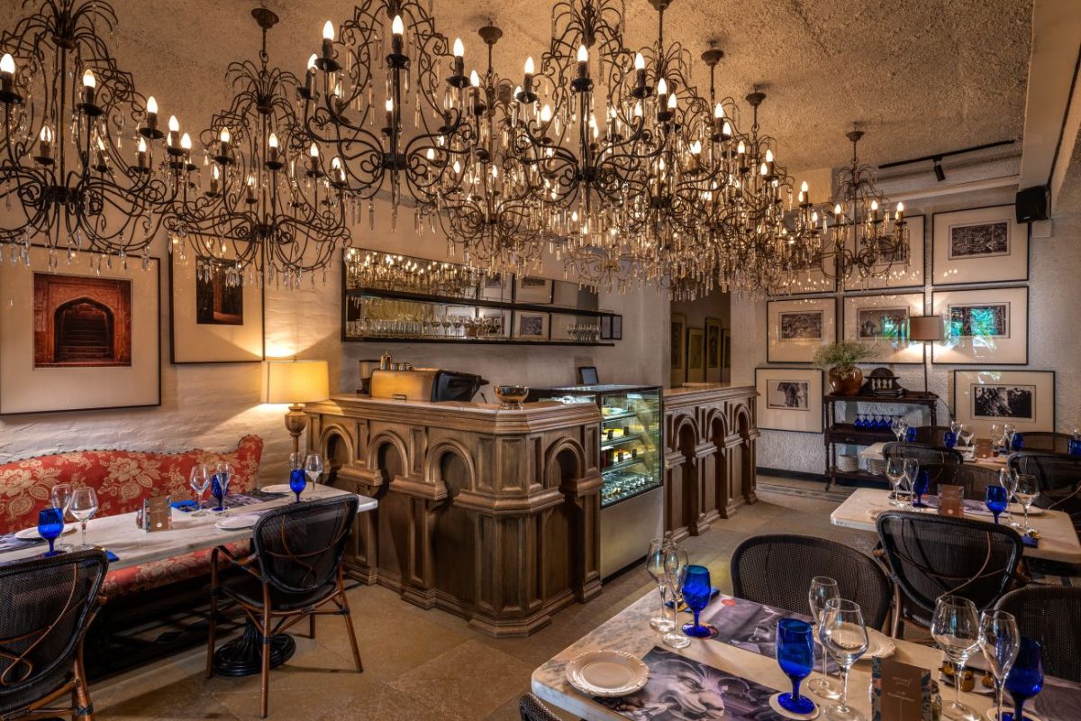 Inside this chandelier-studded Delhi bistro - Architect and Interiors India