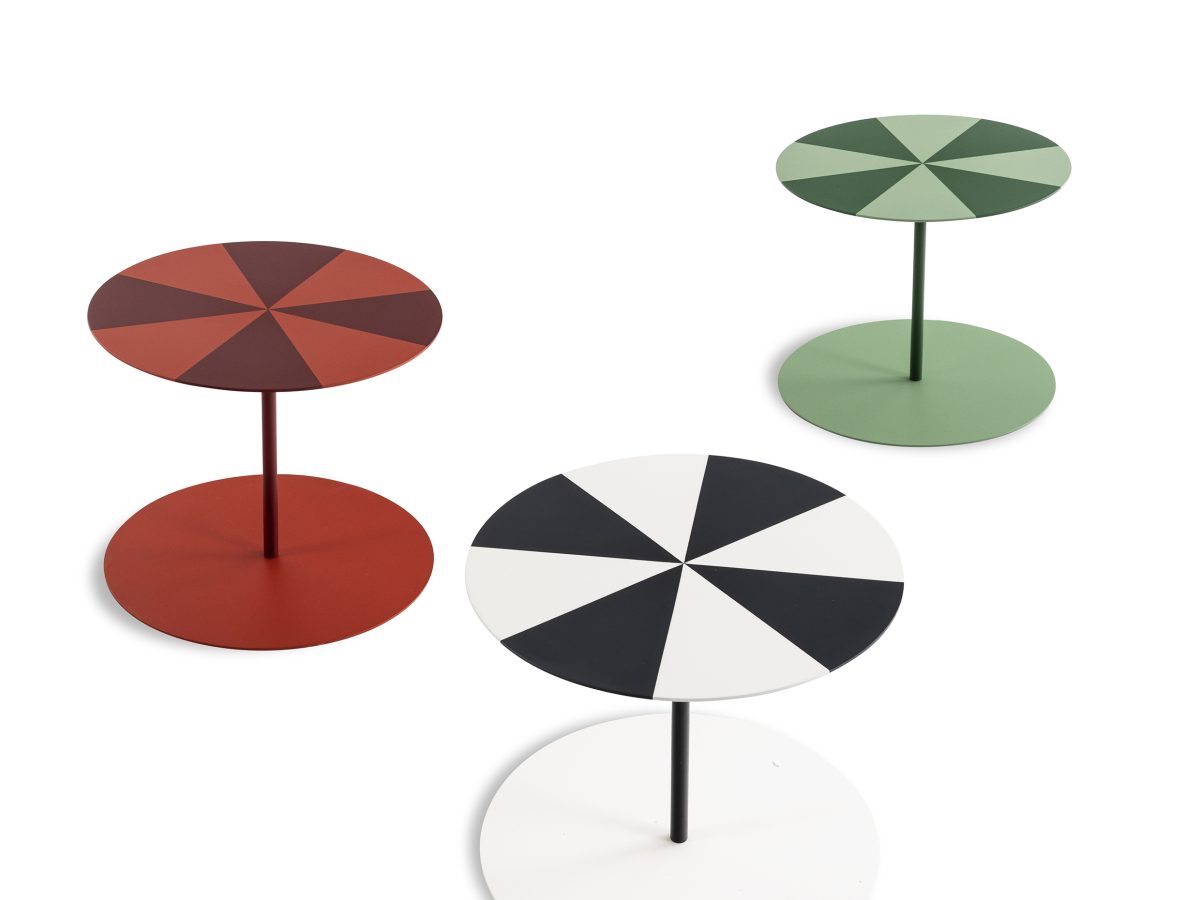 Go gracefully graphic with these circus inspired tables - Architect and ...