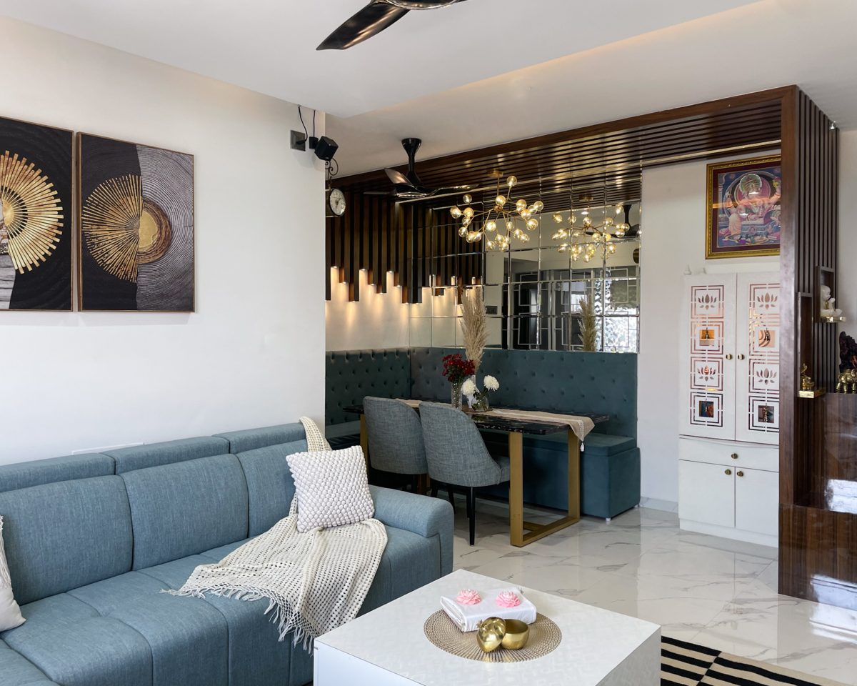 Welcome the warm side of white at Mumbai's compact home - Architect and ...