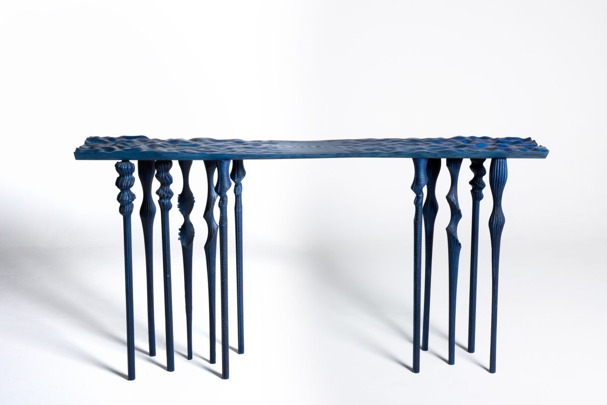 Add an aesthetic highlight with this ocean-inspired table - Architect ...