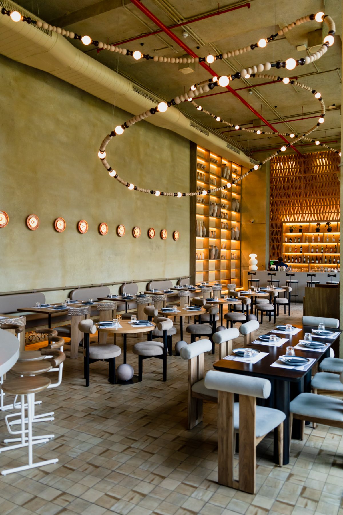 Arjun Rathi crafts this light installation inspired by Pan-Asian food ...