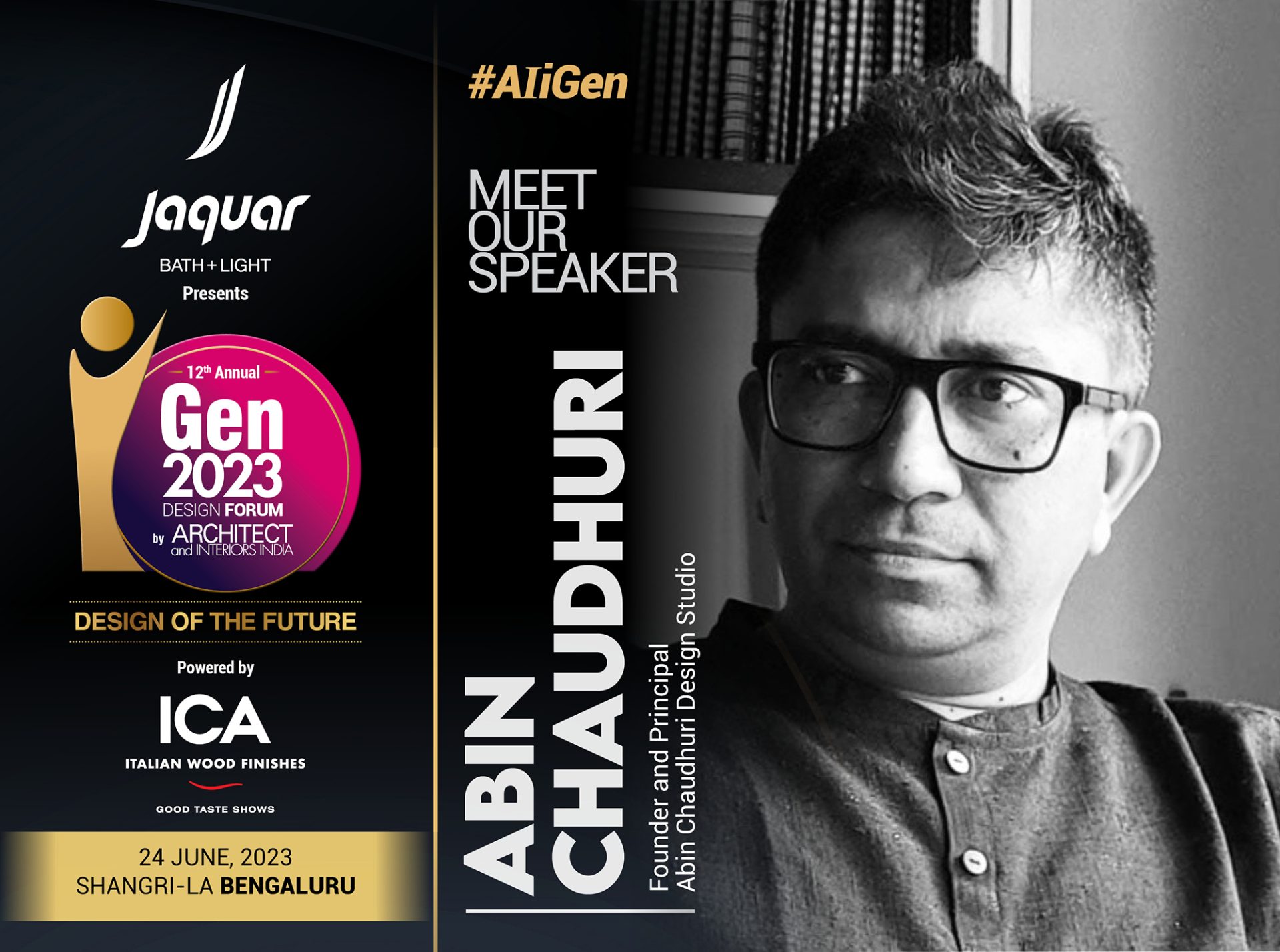 Meet Abin Chaudhuri at the iGen 2023 Design Forum - Architect and Interiors India