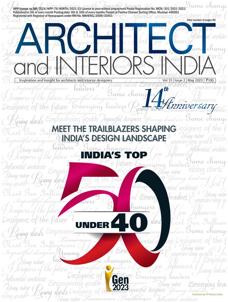 May 2023 - Architect and Interiors India