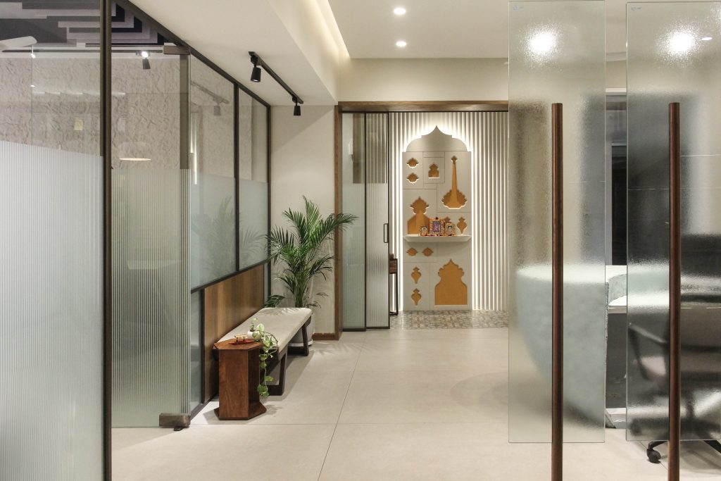 Go with the flow of this unique office space in Rajkot - Architect and ...