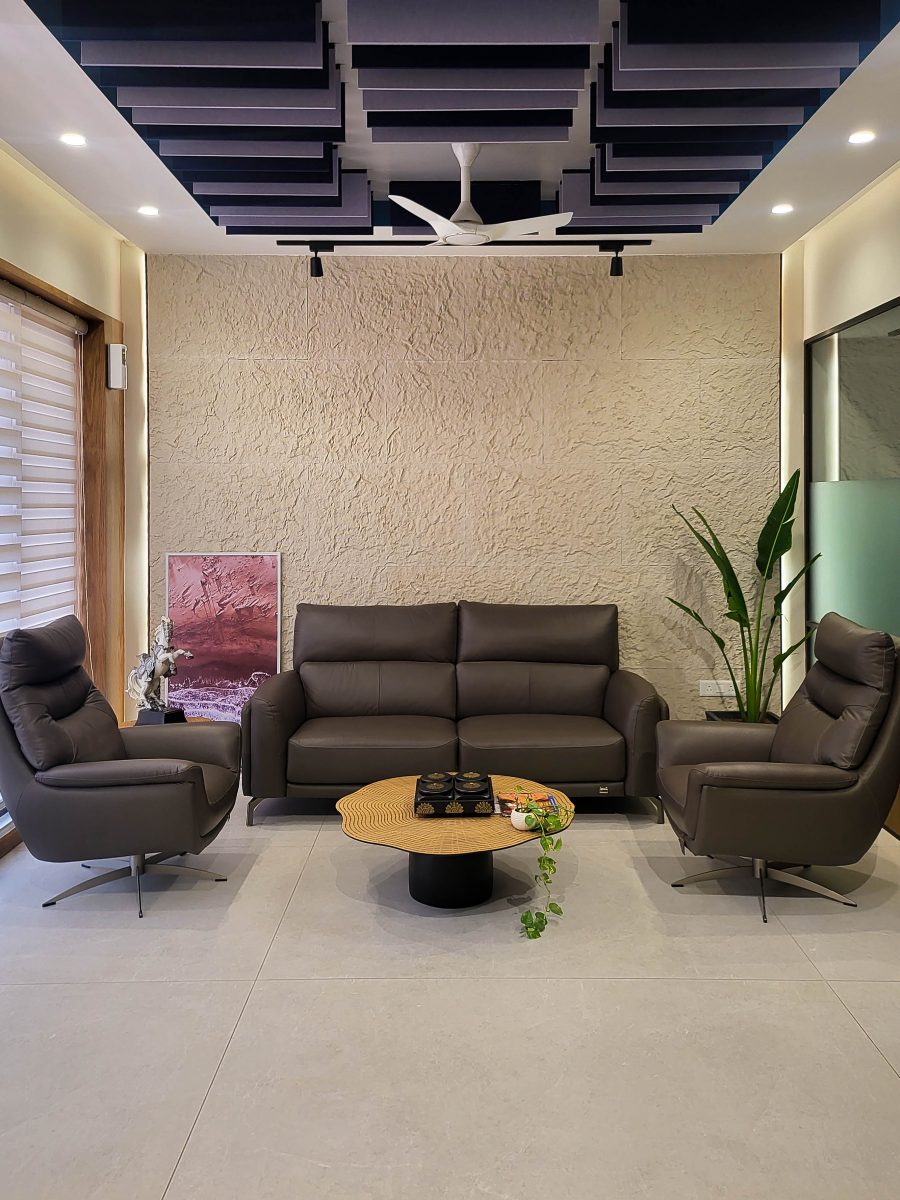 Go with the flow of this unique office space in Rajkot - Architect and ...