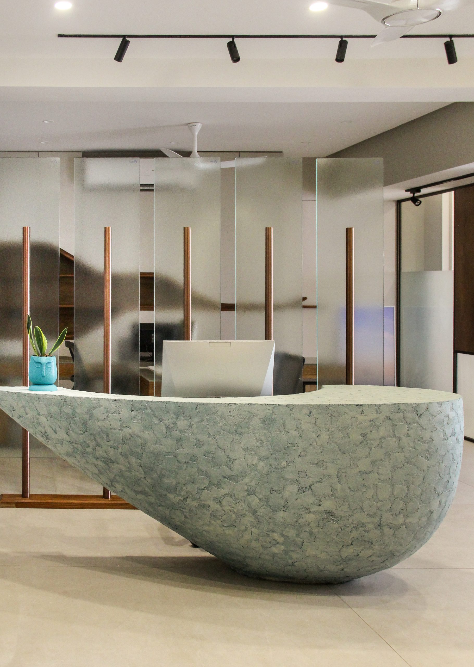 Go with the flow of this unique office space in Rajkot - Architect and ...