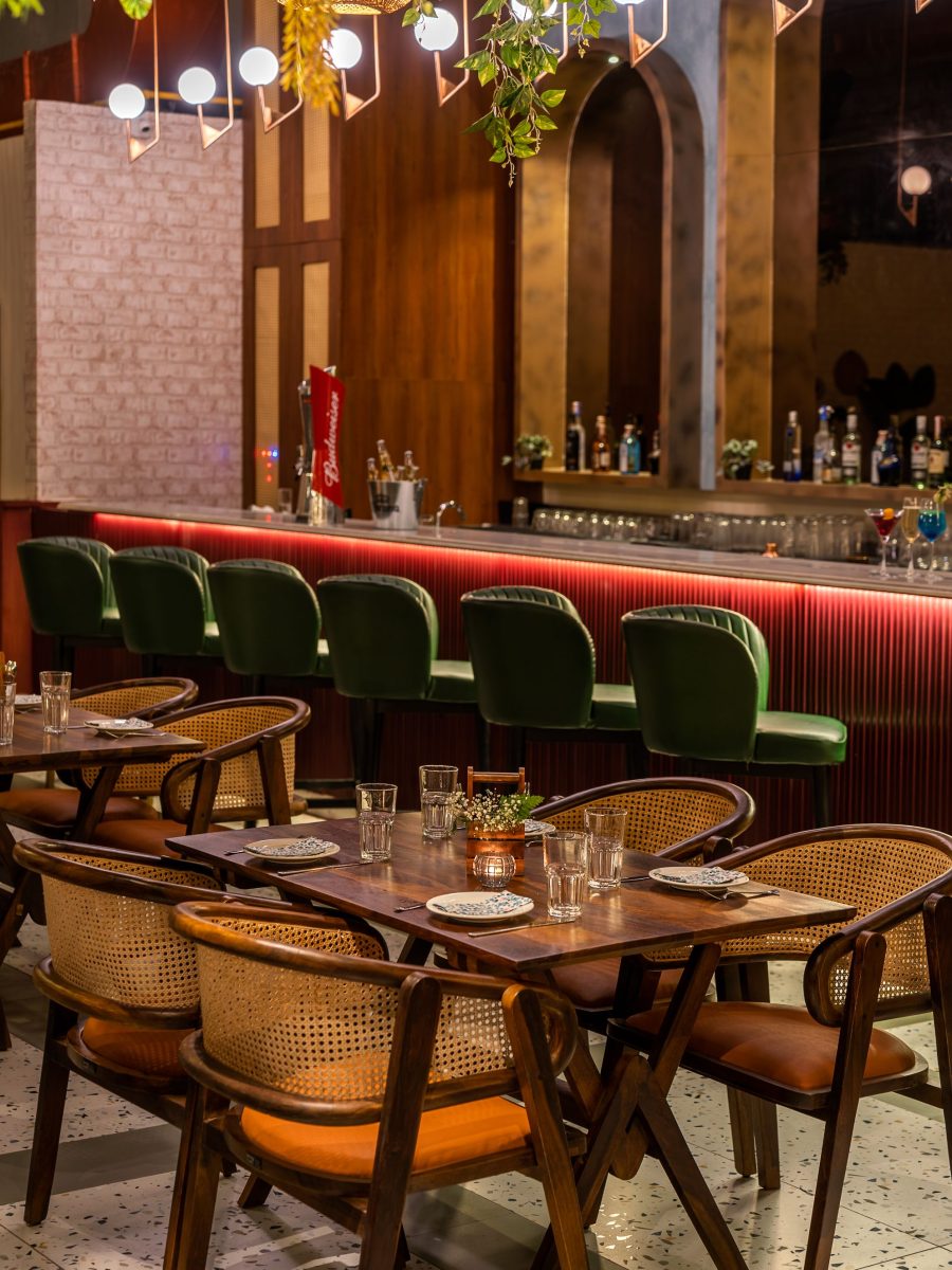 Make big biophilic statements inside Mumbai's boho bistro - Architect ...